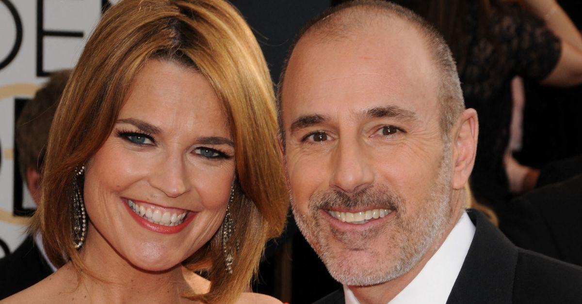 Matt Lauer Reunites With Savannah Guthrie At Producer's Wedding