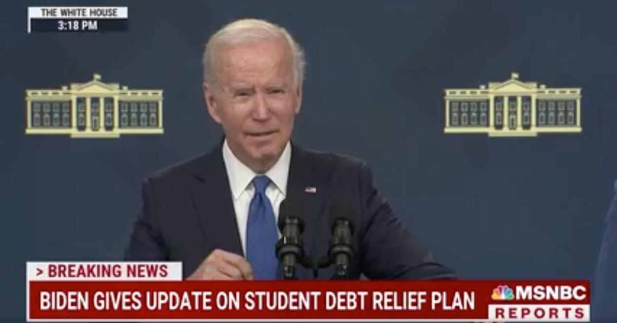 Joe Biden Mocked After Spelling Out 'Dot' In Teleprompter Blunder Joe Biden Mocked After Spelling Out 'Dot' In Teleprompter Blunder