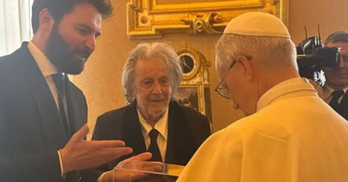 Al Pacino Becomes The First Celebrity To Meet With The Pope