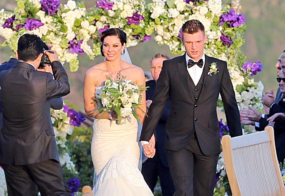 Backstreet Boy Nick Carter Marries His Fiance Lauren Kitt In Santa Barbara