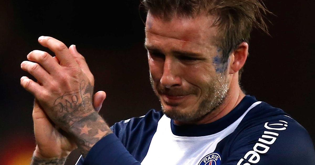 Tears For The Game: Emotional David Beckham Cries After After Last ...