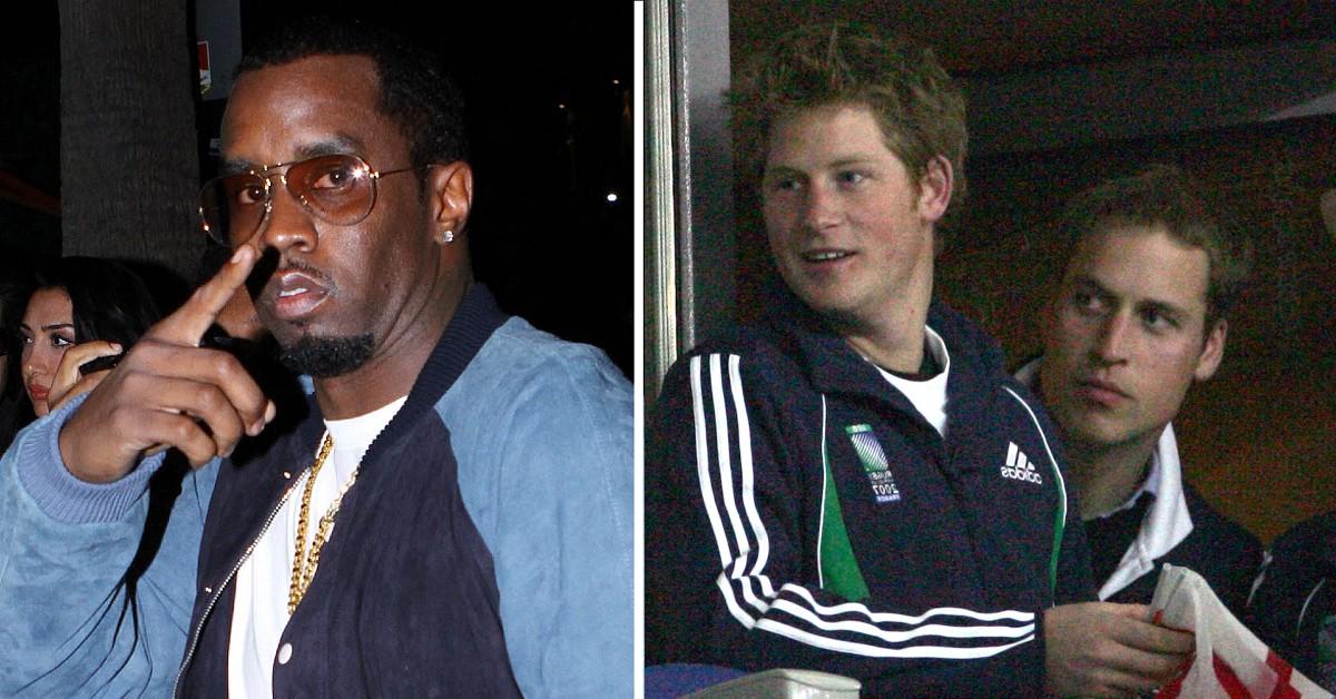 Reason Diddy' Stopped Inviting Princes William and Harry to His 'Freak ...