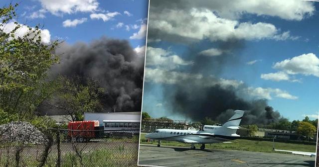 [video] Plane Crash Caught On Camera At Teterboro Airport In New Jersey