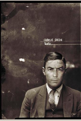 Vintage-Style Celebrity Mugshots!