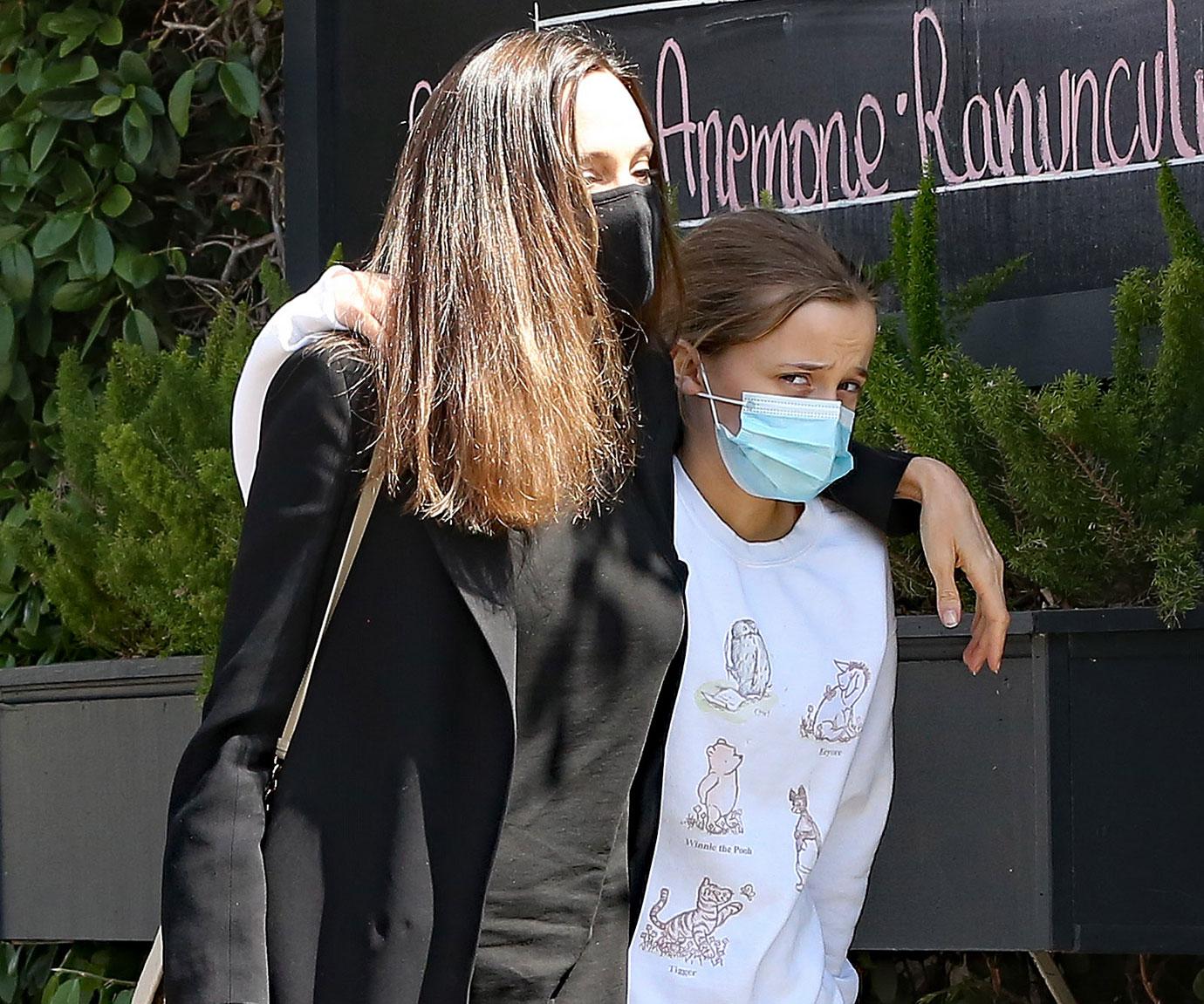 Angelina Jolie Spotted With Daugher Vivienne Ahead Of Custody Trial With Ex Brad Pitt