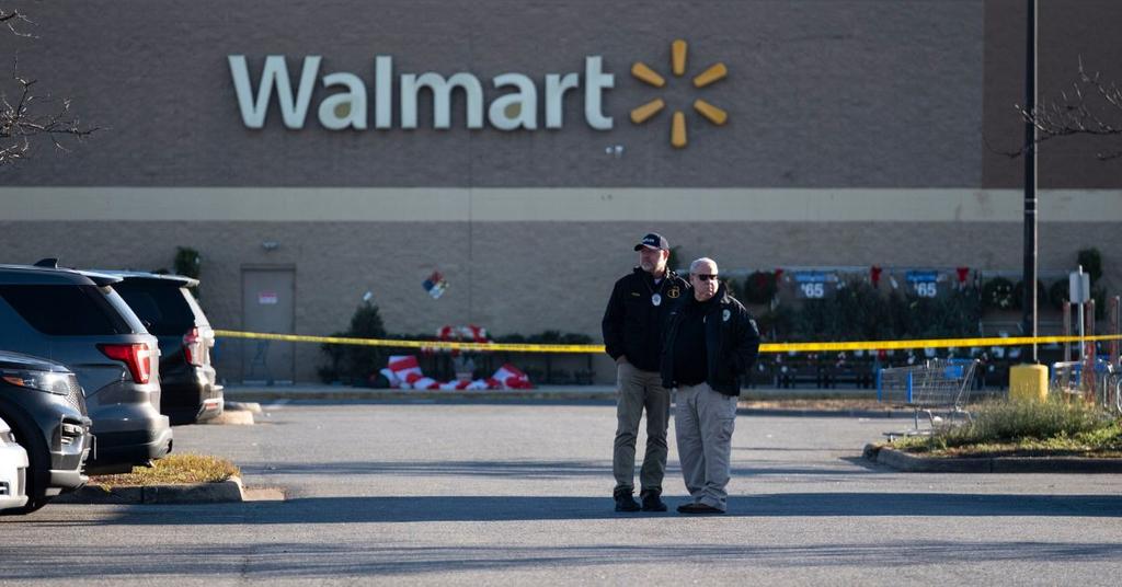 Bodies of Walmart Shooting Victims Carried Out In Shopping Carts