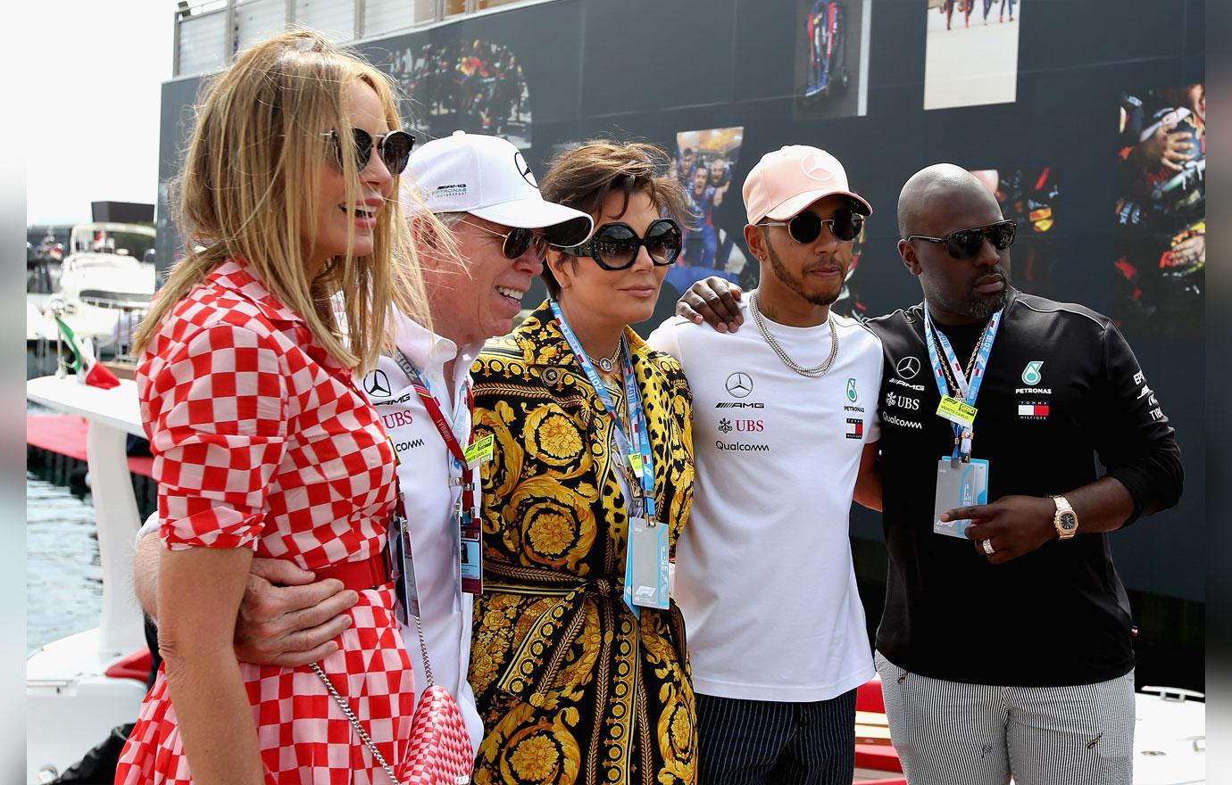 Kris Jenner And Corey Gamble Hit Monaco Grand Prix