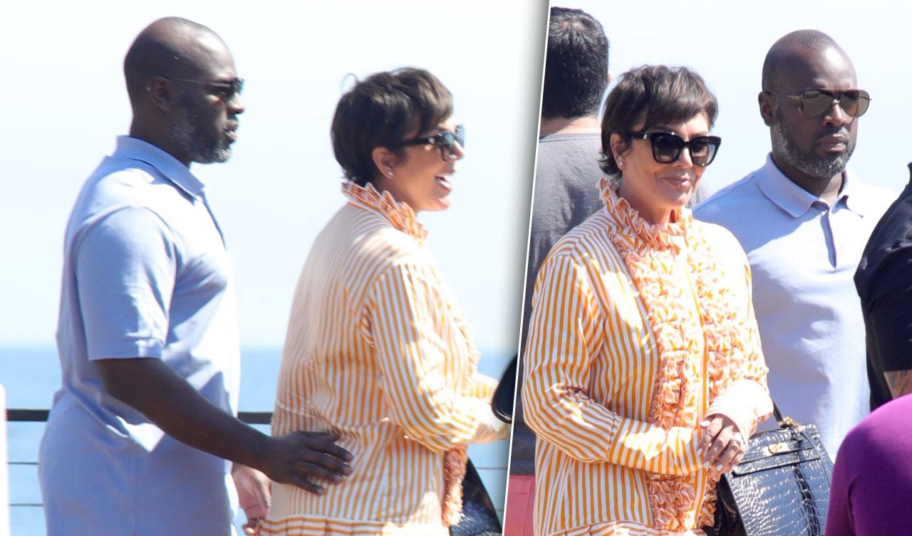 Kris Jenner & Corey Gamble Caught Showing Steamy PDA On Date