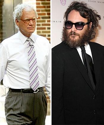 David Letterman Knew Joaquin Phoenix's Bizarre Behavior Was Fake, Late ...