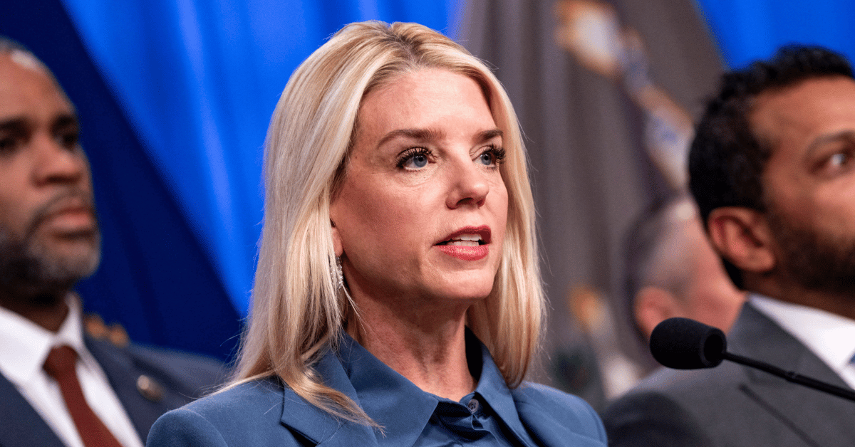 Pam Bondi's Approval Rating Plummets After Redacted Epstein Files Release