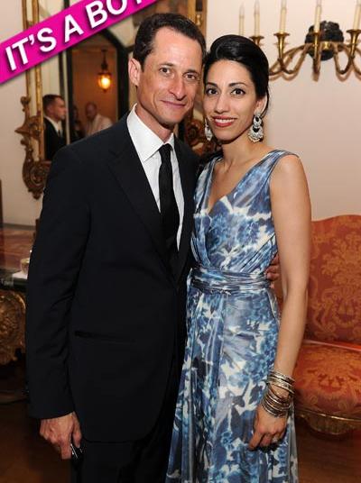 Anthony Weiner & Wife Huma Abedin Welcome Baby Son Jordan