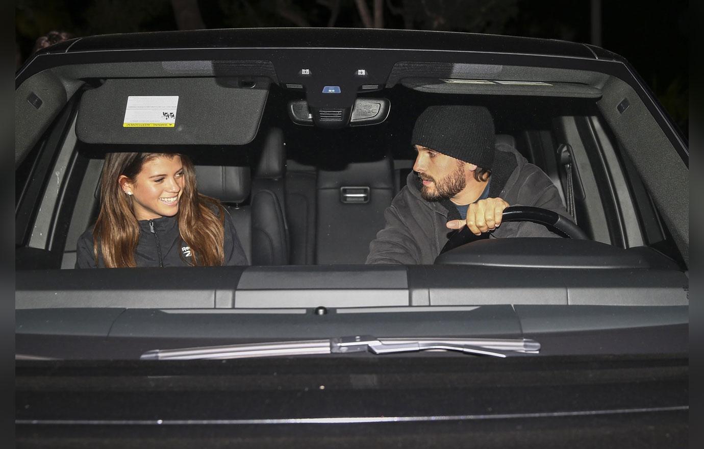 Sofia Richie Smiles Date Scott Disick