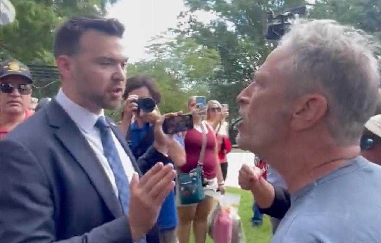 Jon Stewart Argues With Jack Posobiec: Watch Video