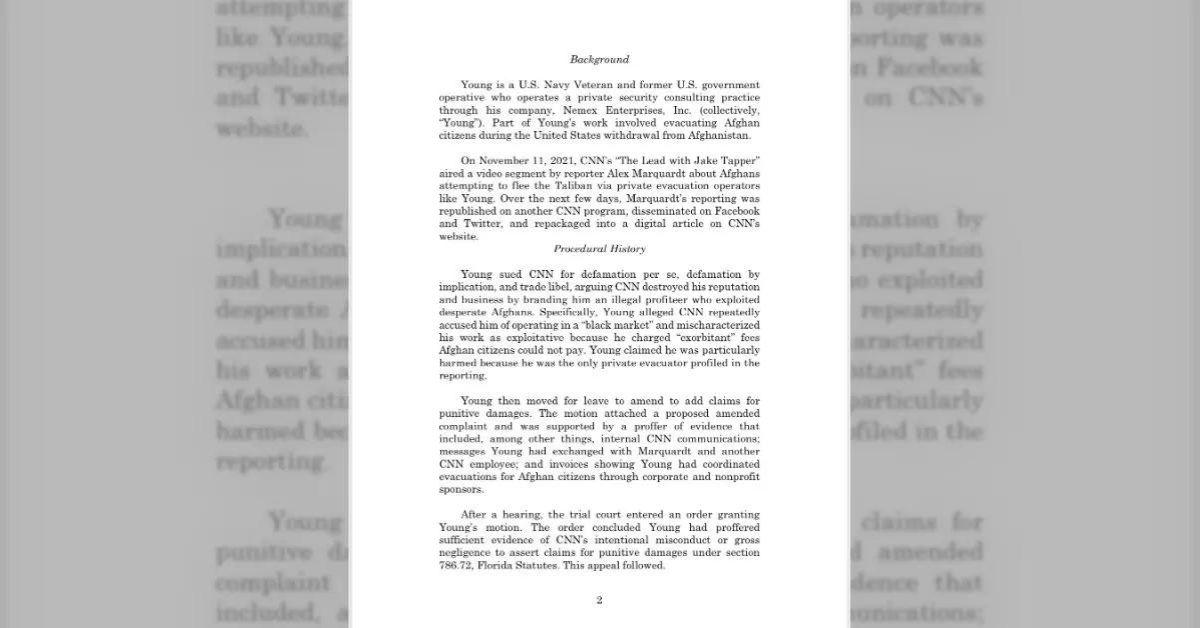 CNN's Defamation Dilemma: Lawyer for Decorated Navy Vet Vows to Go to Trial