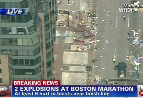 Two Explosions At The Boston Marathon!