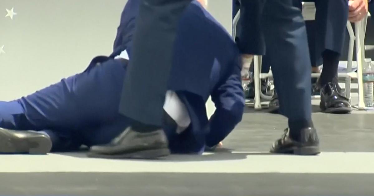 President Biden Takes a Massive Tumble During Air Force Graduation Ceremony