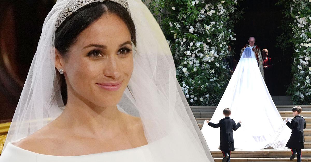 Here Comes The Bride! Meghan Markle Stuns In Givenchy Dress At Royal ...