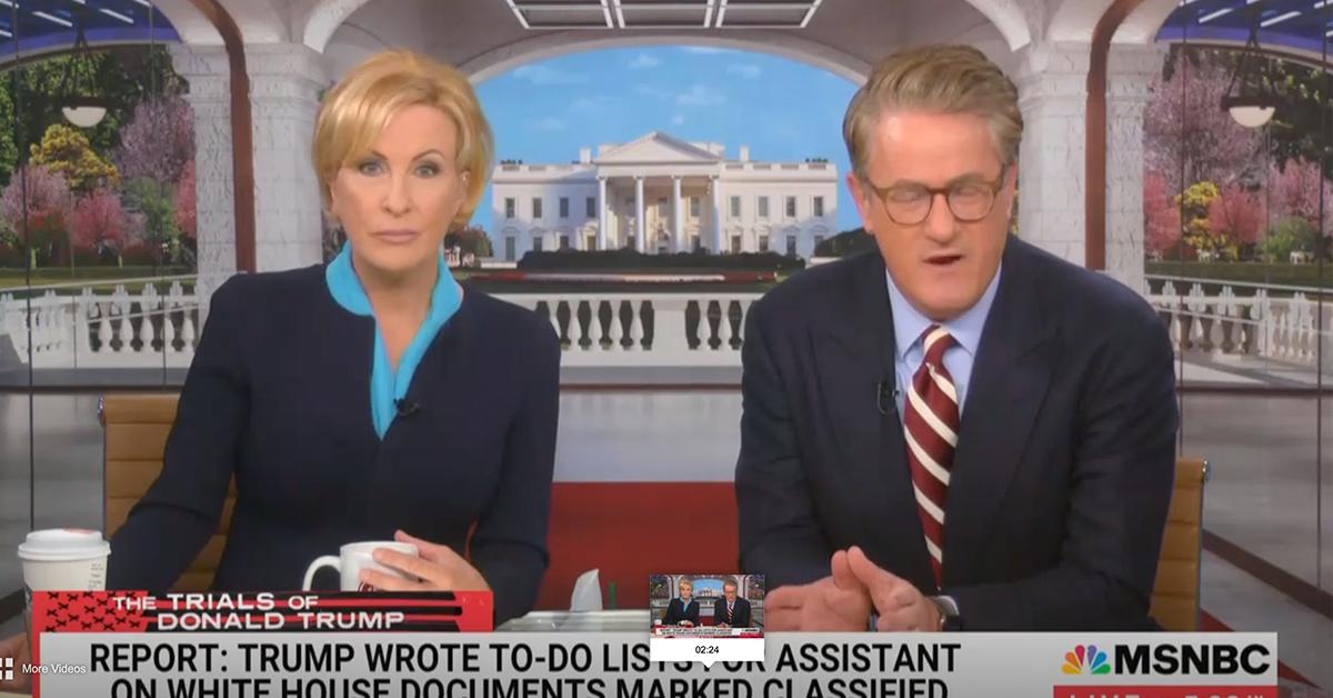 Donald Trump Ripped by Ex-Pal Mika Brzezinski For Writing To-Do Lists ...