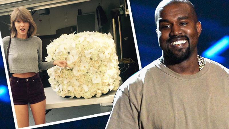 Apology Flowers? Kanye’s Over-The-Top Gift To Taylor Swift After Her ...
