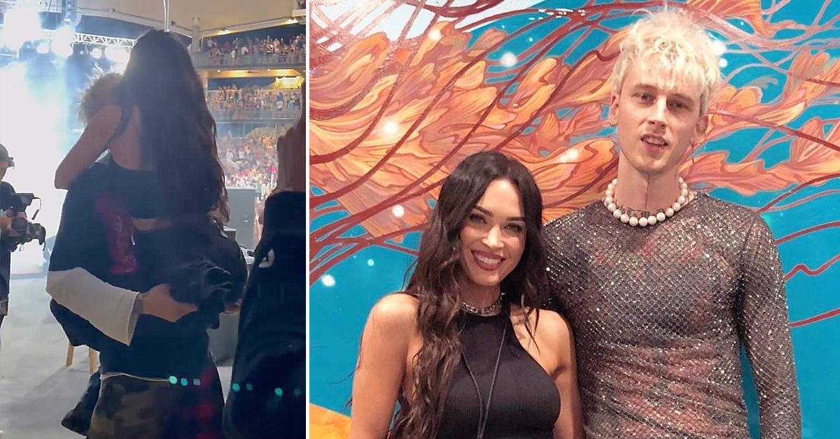 Watch Megan Fox Adorably Fangirl Out To Machine Gun Kelly