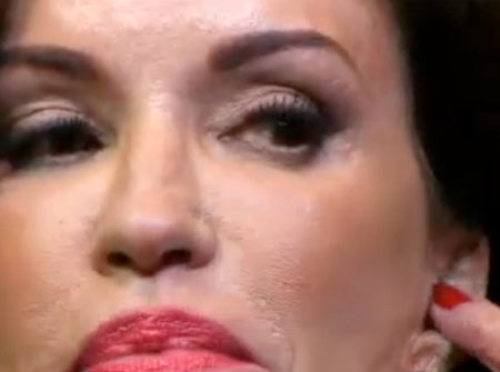 The Bionic Woman! Janice Dickinson Wearing Battery Implant After ...