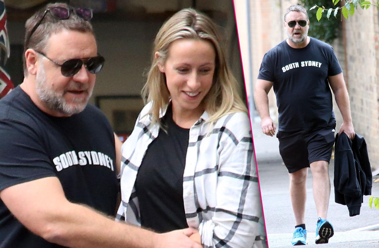 [PICS] Russell Crowe Weight Gain -- Actor Looks Fat At The Gym