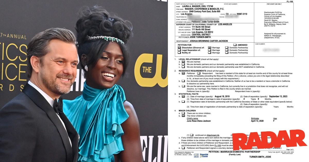 READ THE DOCS: Inside Jodie Turner-Smith's Divorce With Joshua Jackson