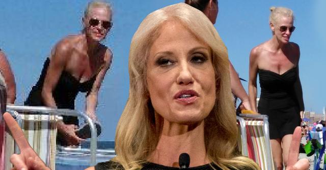 Kellyanne Conway Looks Thinner Than Ever In New Jersey Beach Day