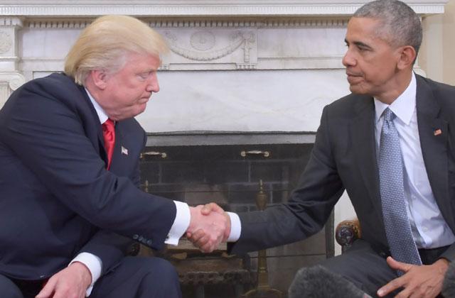 WATCH: Barack Obama & Donald Trump Meet At The White House