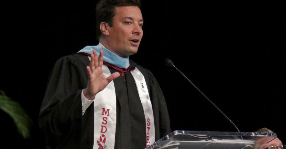 Jimmy Fallon Gives Sweet Speech At Parkland High School Graduation