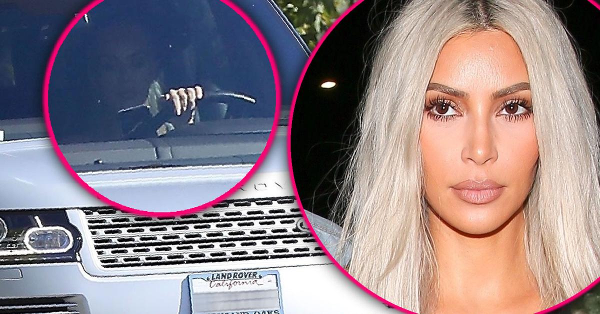 Kim Kardashian Texting While Driving