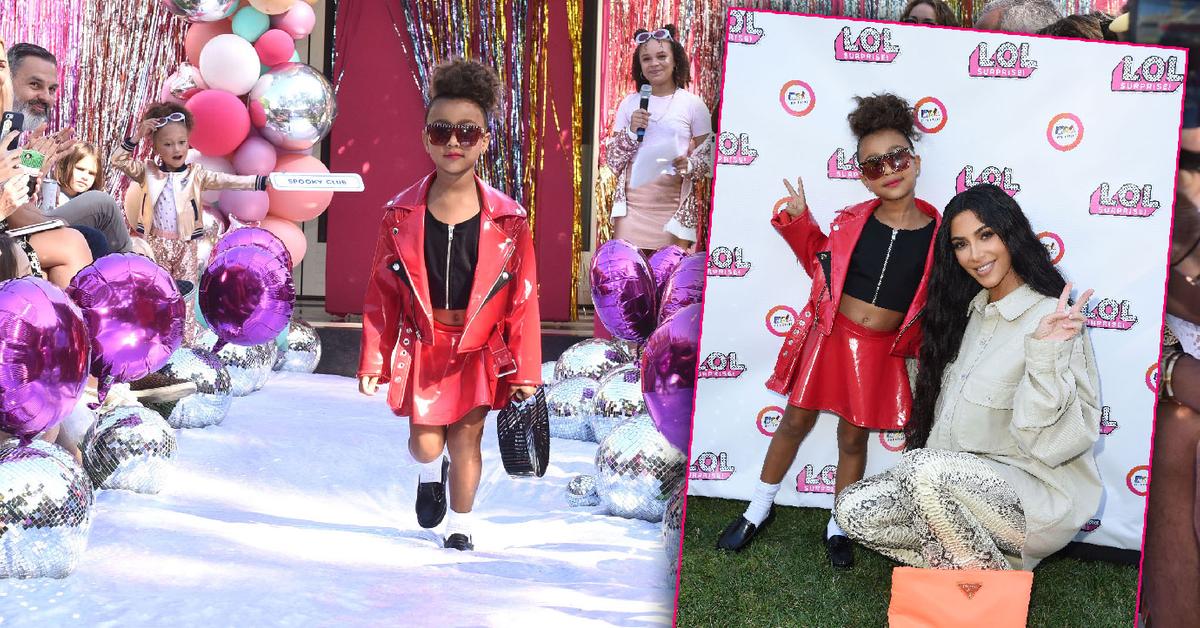 Kim Kardashian Daughter North Models Fashion Show