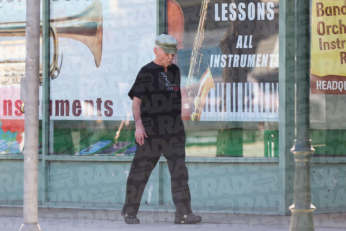Robert Blake Looks Frail In Los Angeles On His 85th Birthday