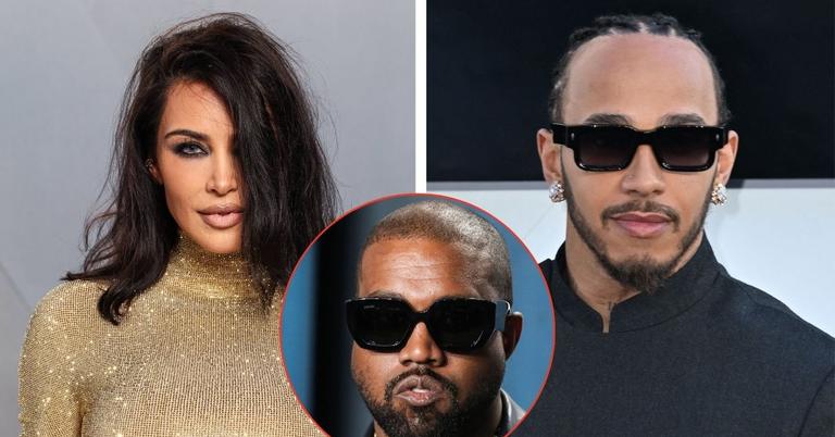 Kanye West Targets Kim Kardashian's Lewis Hamilton Romance