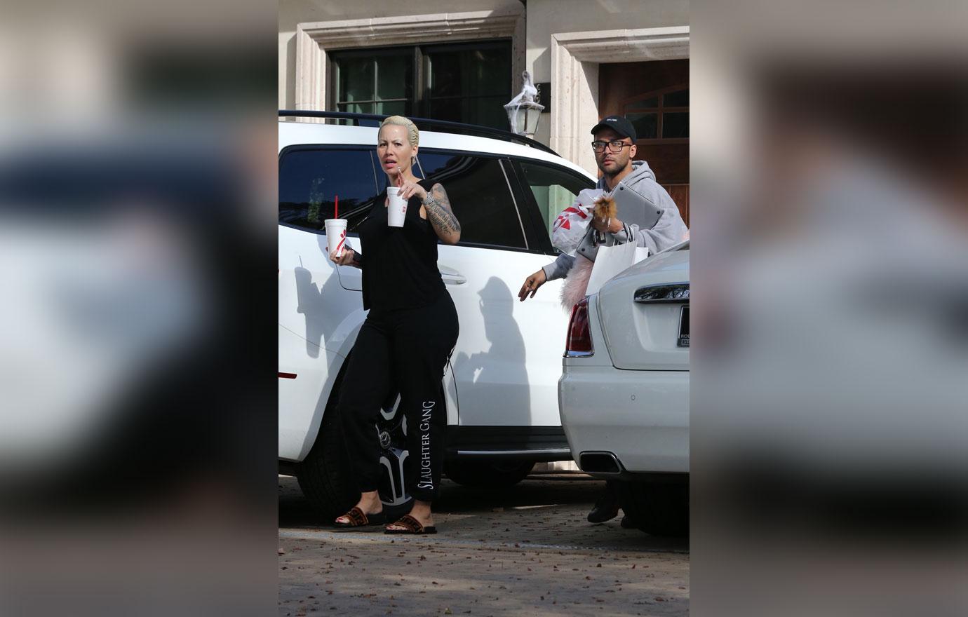 New Photos: Amber Rose Steps Out After Boob Reduction Surgery