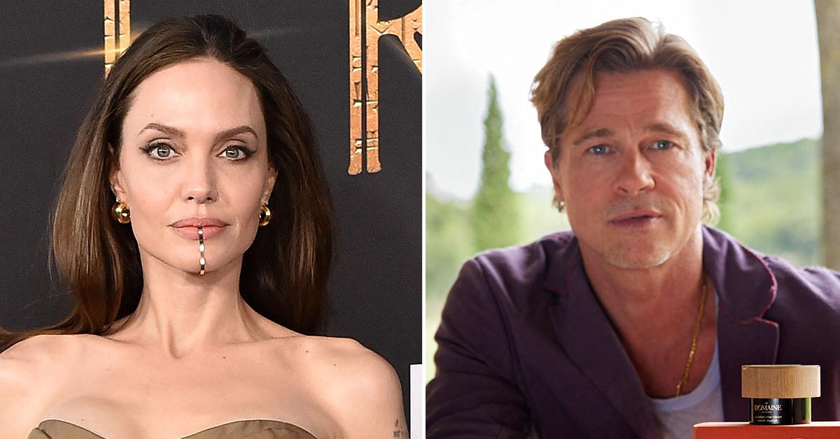 Angelina Jolie Looks Tense As She Fights Brad Pitt Over Winery