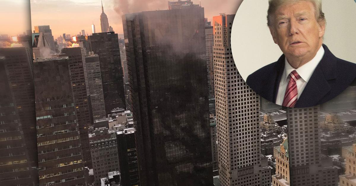 Fire Erupts At Trump Tower - Over 80 Firefighters At The Scene