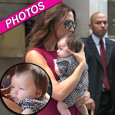 Victoria Beckham Brings Baby Harper To The Big Apple For Fashion Week