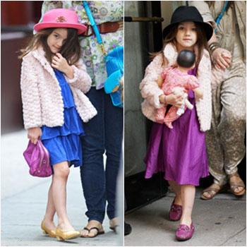 Suri Cruise Rocks Two Adorable Outfits In A Day