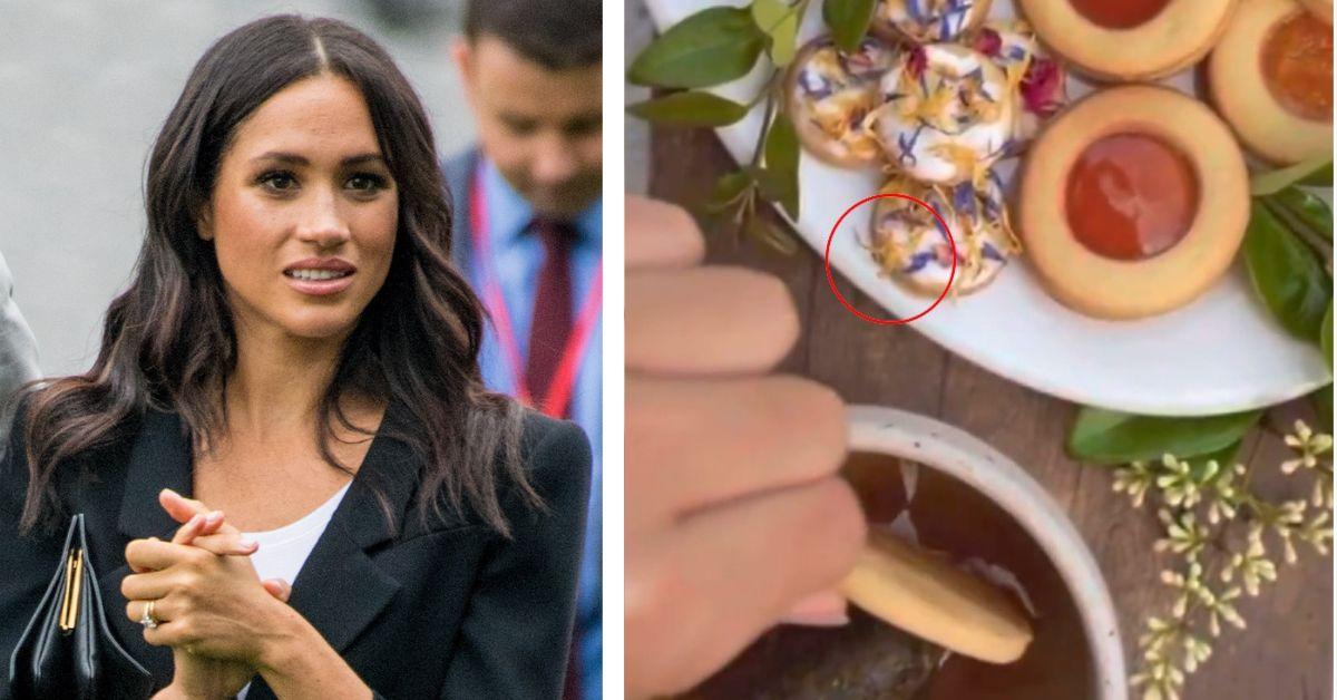 Meghan Markle Mocked For Bug Crawling Across 'Unhygienic' Cookie Plate