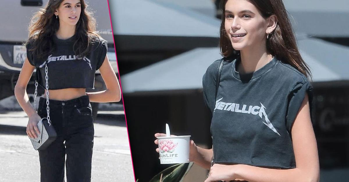 Kaia Gerber Looks Thin During FroYo Run