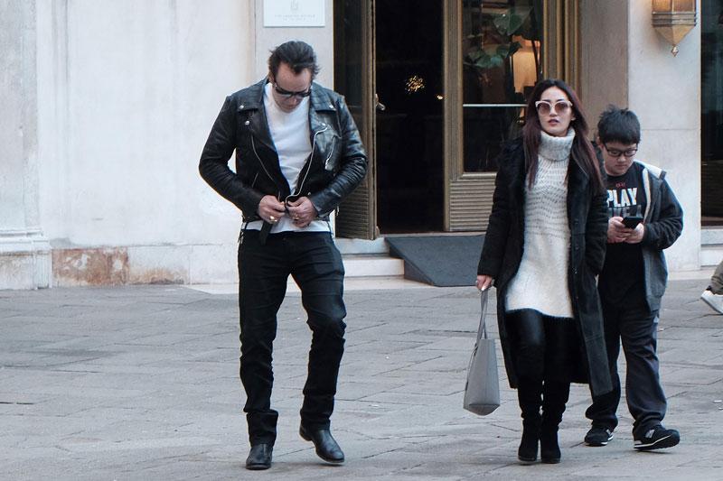 Nicolas Cage Spotted With Estranged Wife Alice Kim & Son In Venice