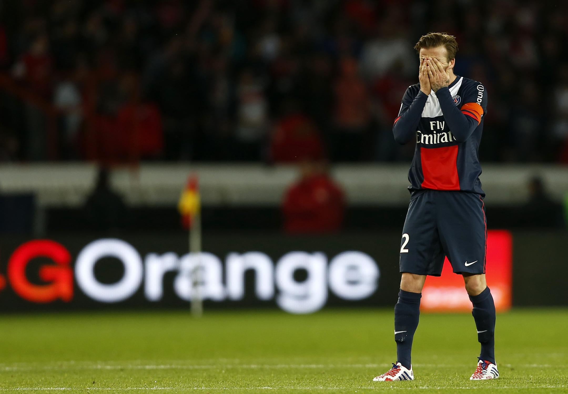 David Beckham Plays Final Soccer Game Before Retiring