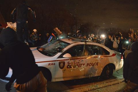 Riots, Fires Erupt In Ferguson After Officer Cleared In Michael Brown ...