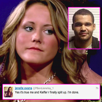 Deja Vu! Jenelle Evans And Kieffer Delp Break Up Again: 'I'm Done!'