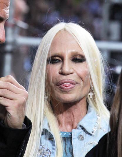 Donatella Versace Then And Now