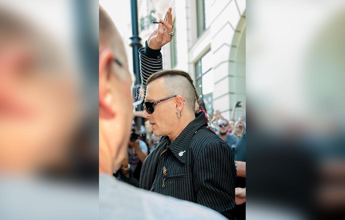 Johnny Depp Sports Shaved Head, Extreme Weight Loss In New Photos