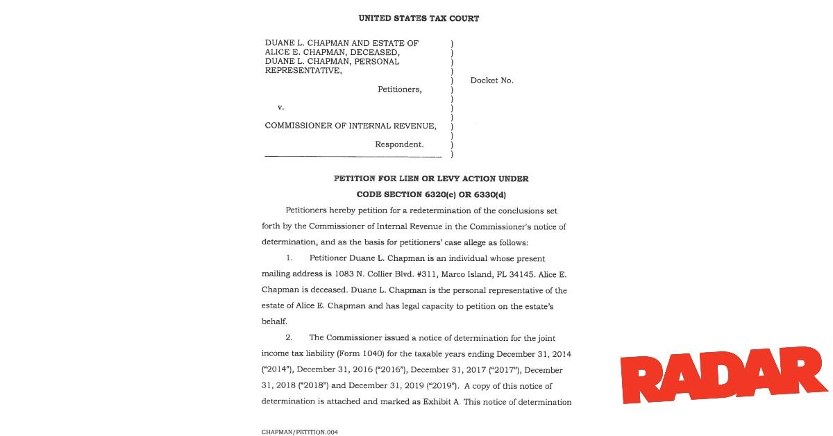 Exposed: Dog The Bounty Hunter Fight With IRS Over $1.6 Million Owed in ...