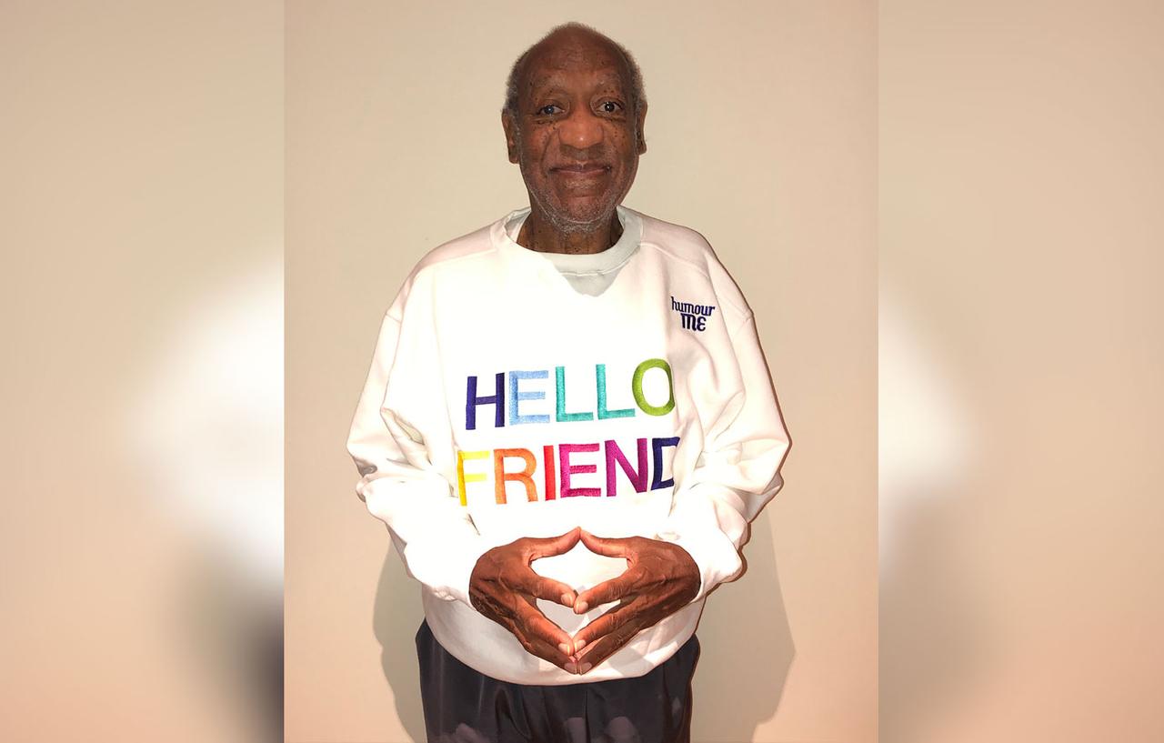 Bill Cosby Looks Joyful In 'Hello Friend' Sweatshirt For First Birthday ...