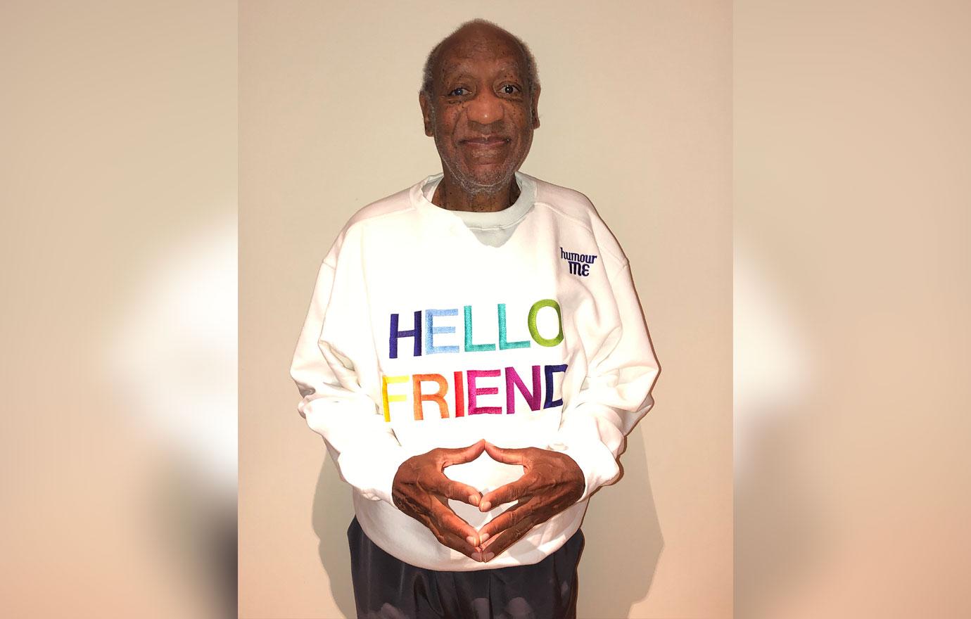 Bill Cosby Looks Joyful In 'Hello Friend' Sweatshirt For First Birthday ...